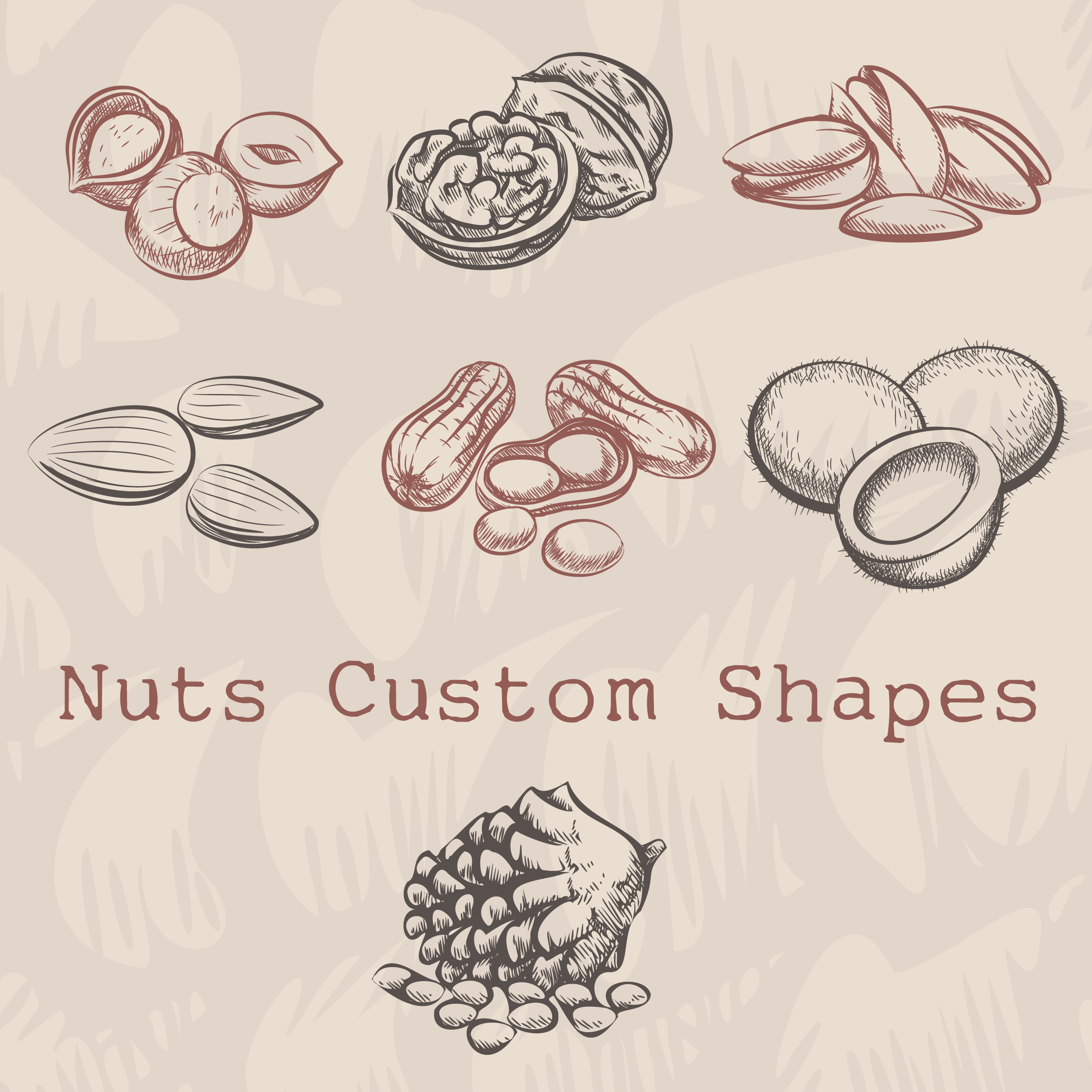 Nuts Custom Shapes - Free CSH Download | MPB
