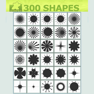 Custom Shapes Stars - Free Custom-shapes Download | MPB