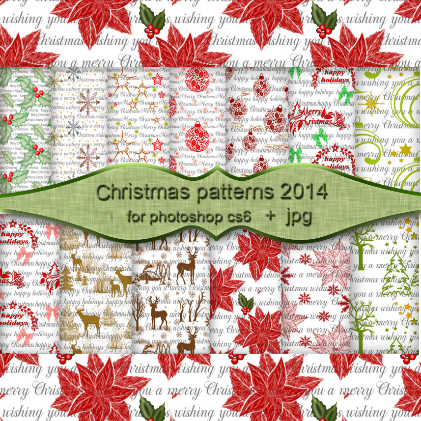Christmas Patterns - Free PAT Download | MPB