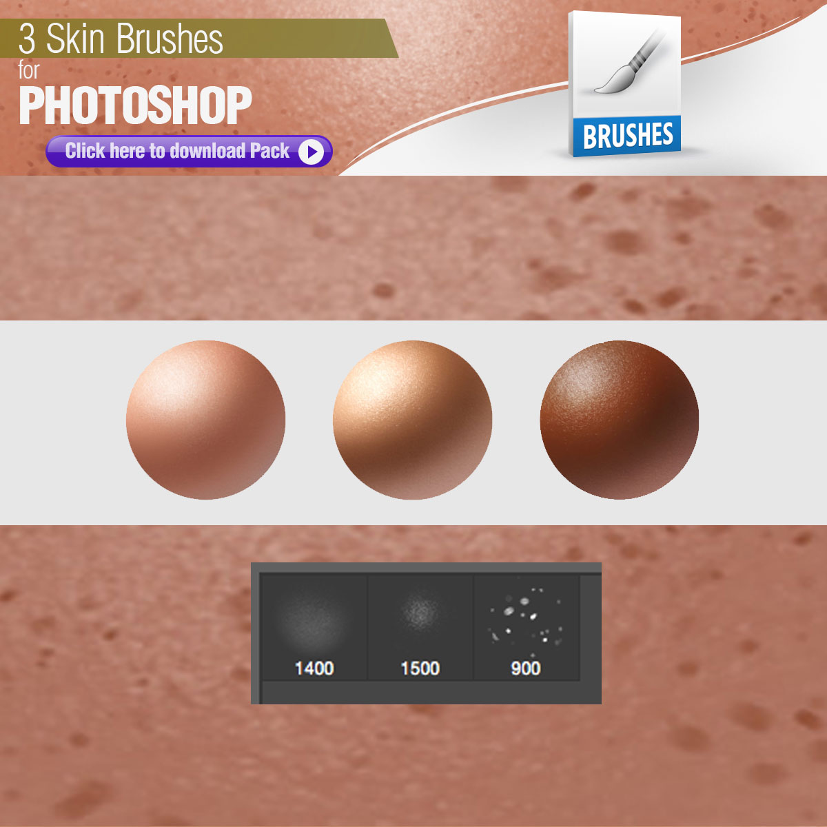 3 Skin Brushes - Free ABR Download | MPB