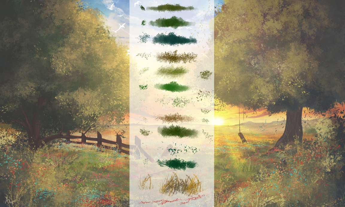 Flora Photoshop Brushes