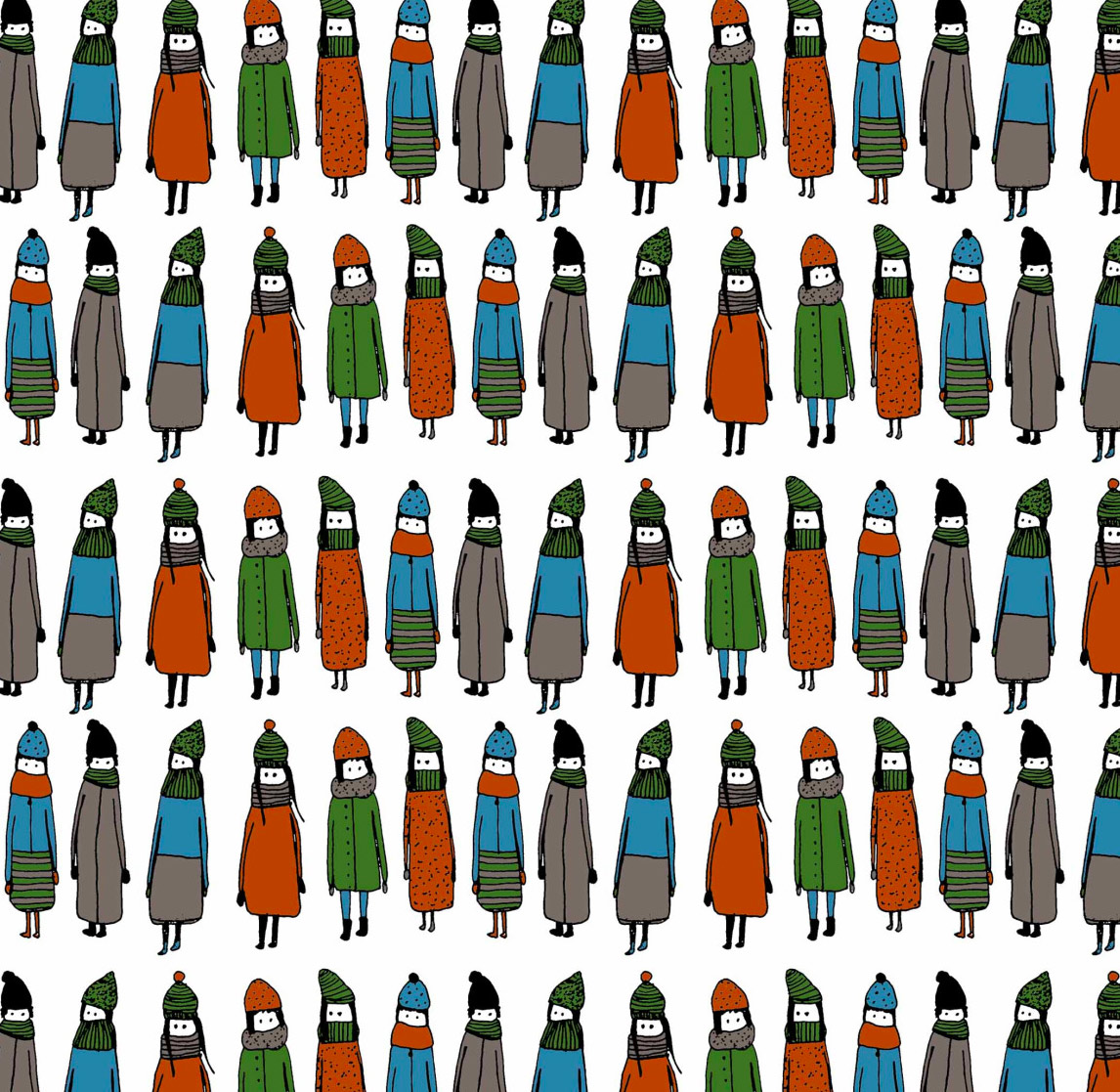 Cute People Patterns - Free PAT Download | MPB