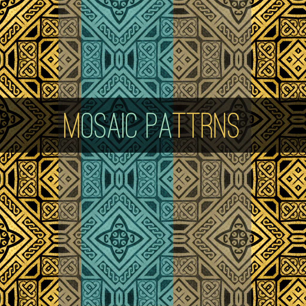 Mosaic Patterns - Free PAT Download | MyPhotoshopBrushes