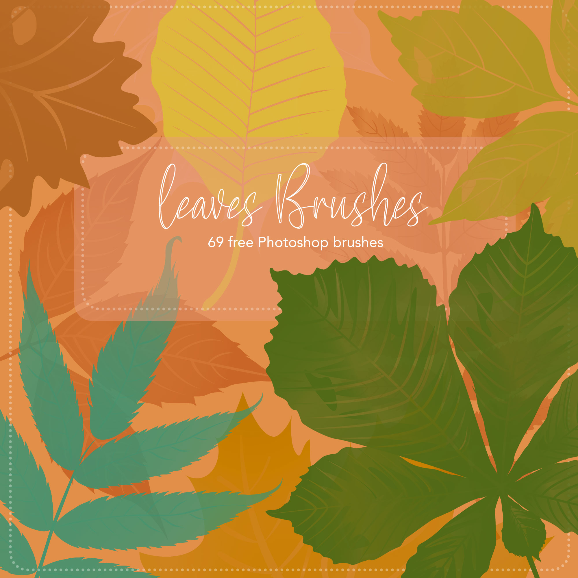 69 Free Leaves Photoshop Brushes - Free ABR Download | MPB