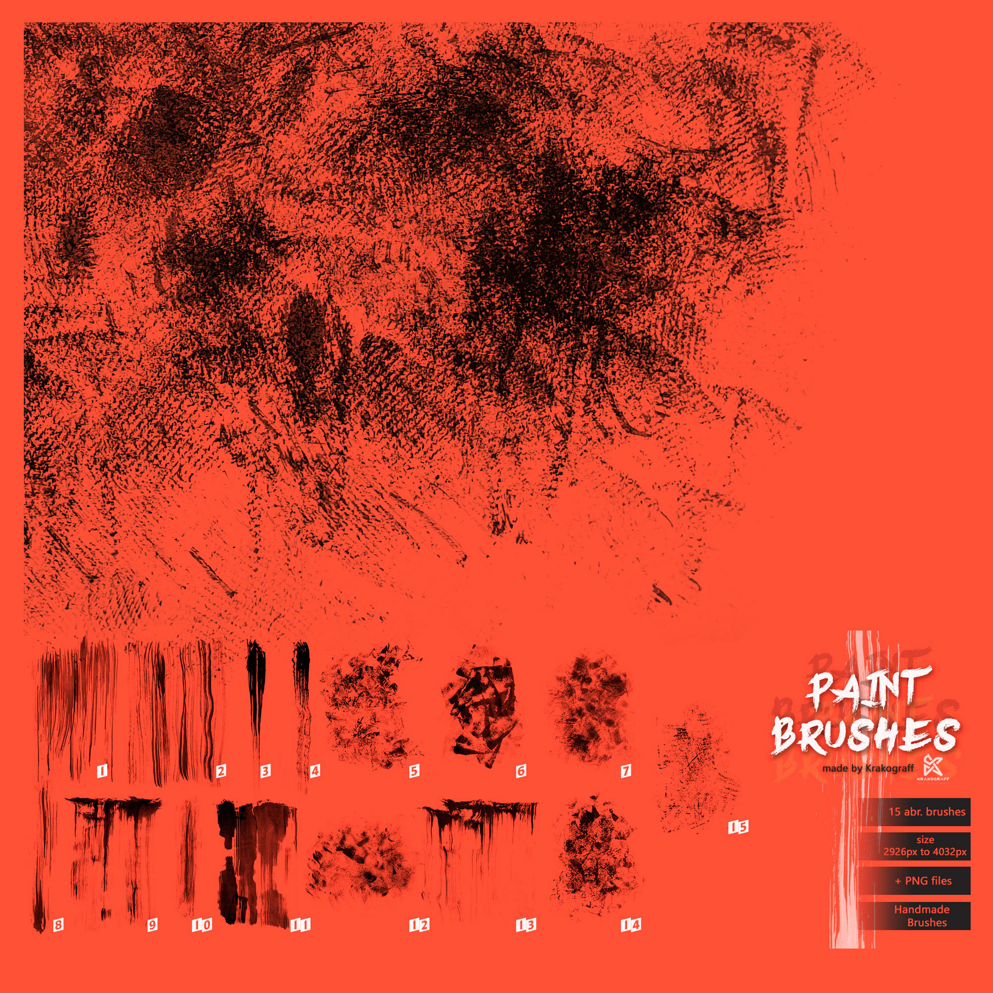 15 Paint Stroke Brushes - Free ABR Download | MyPhotoshopBrushes