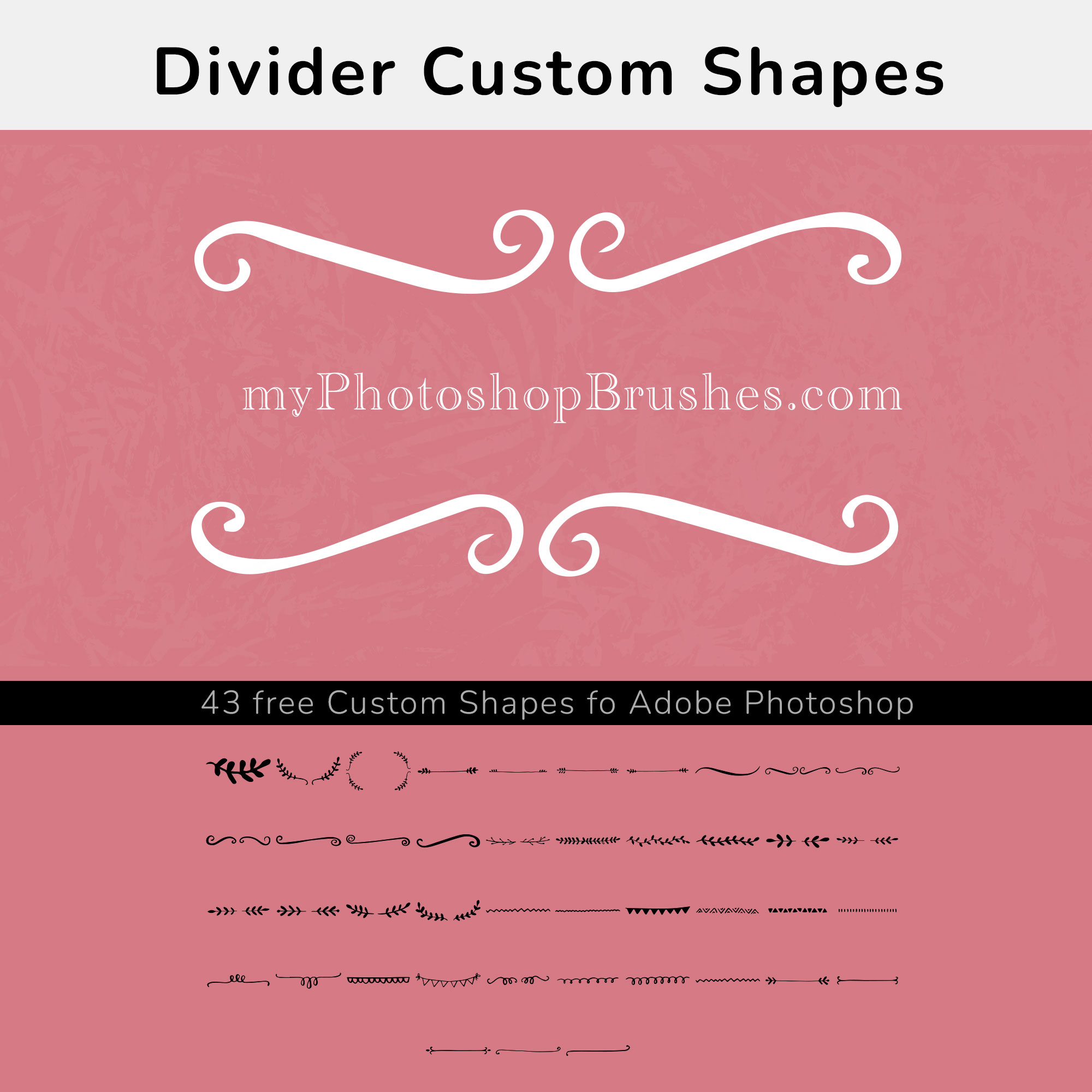 Divider Custom Shapes - Free Custom-shapes Download | MPB