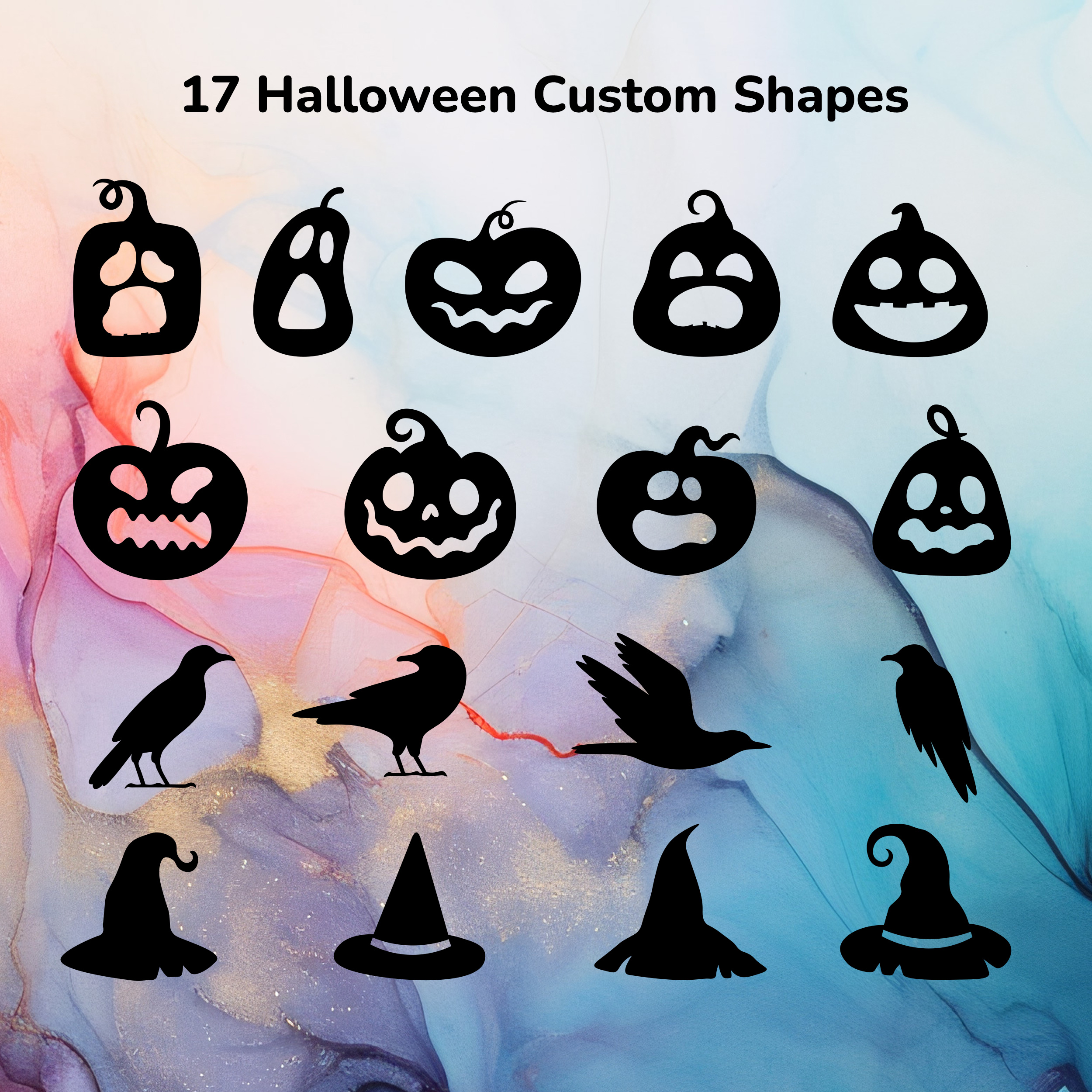 17 Halloween Custom Shapes - Free Custom-shapes Download ...