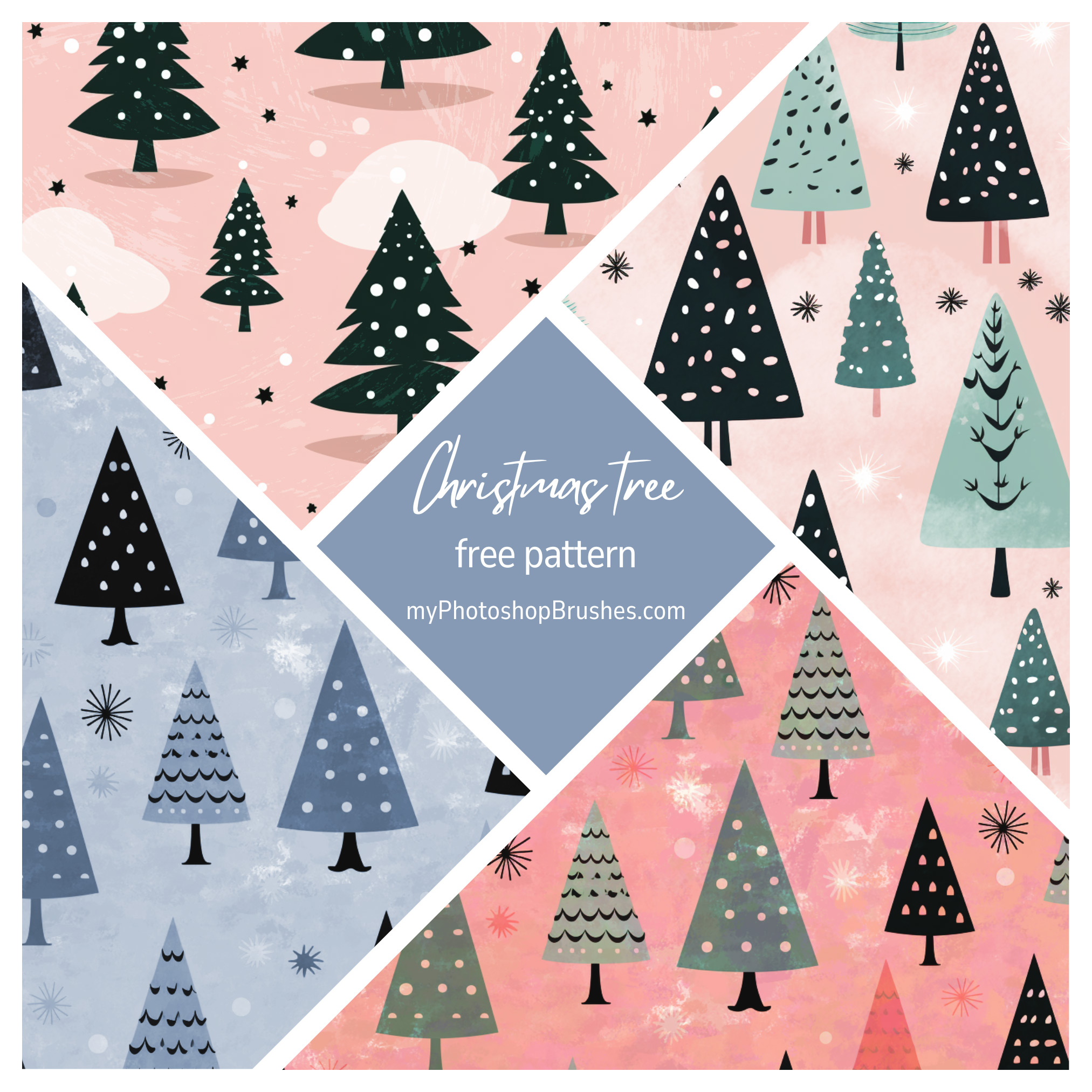 Christmas Tree Pattern - Free Patterns Download | MPB